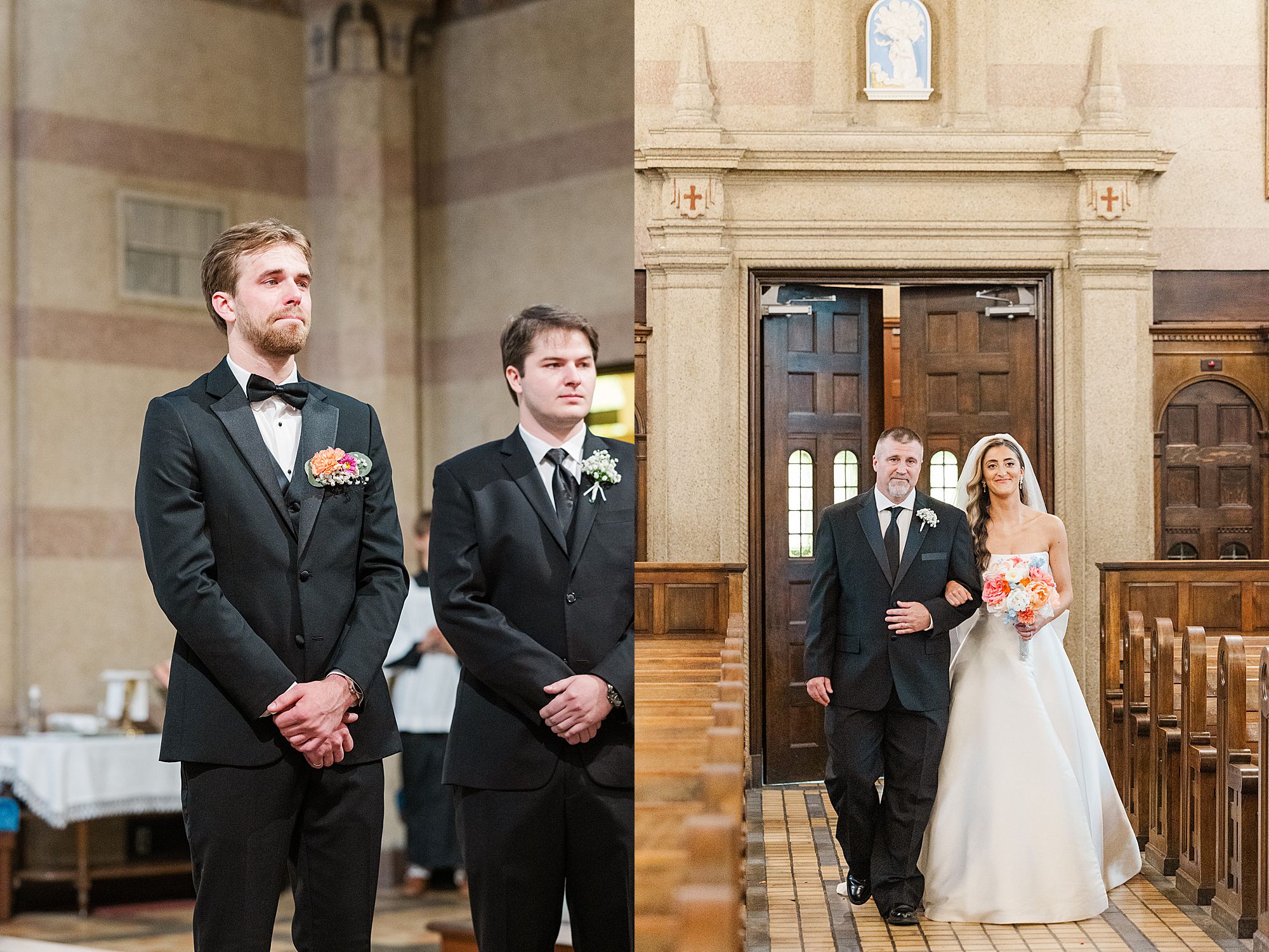 St. Mary's Catholic Church Wedding | Katie & Andrew