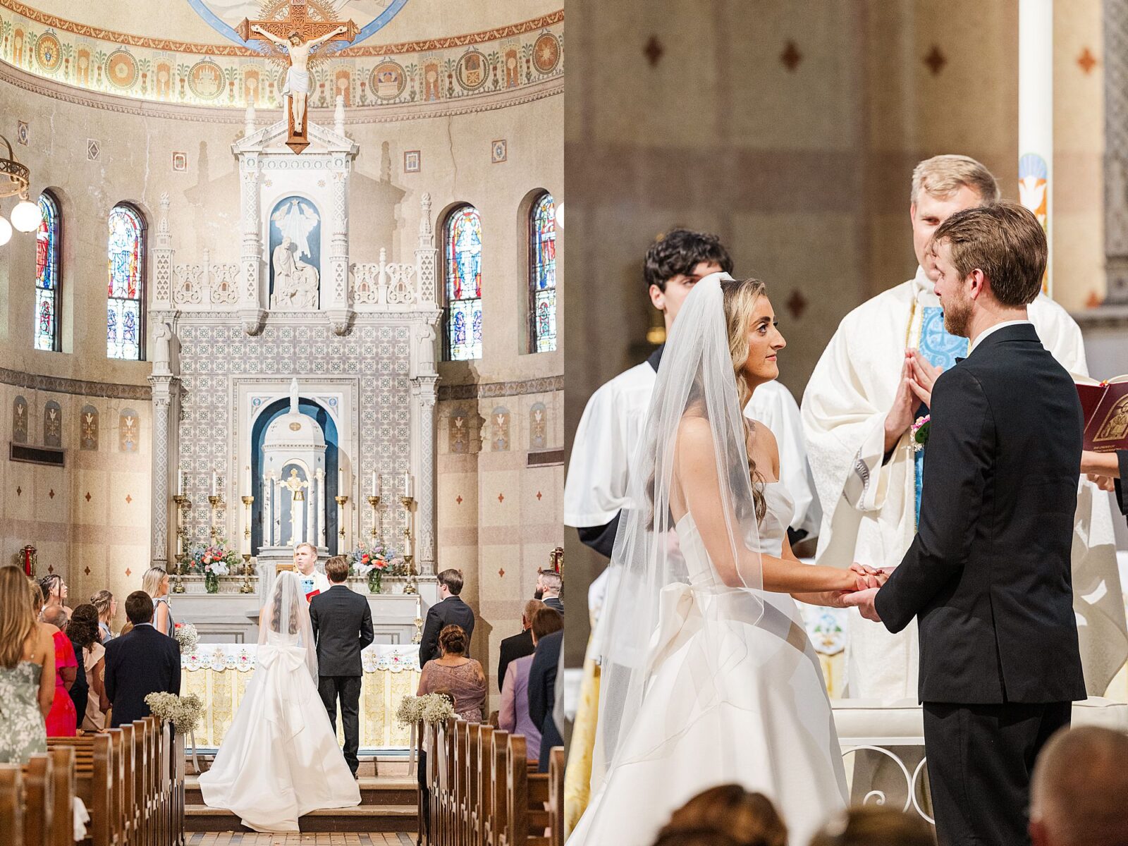 St. Mary's Catholic Church Wedding | Katie & Andrew
