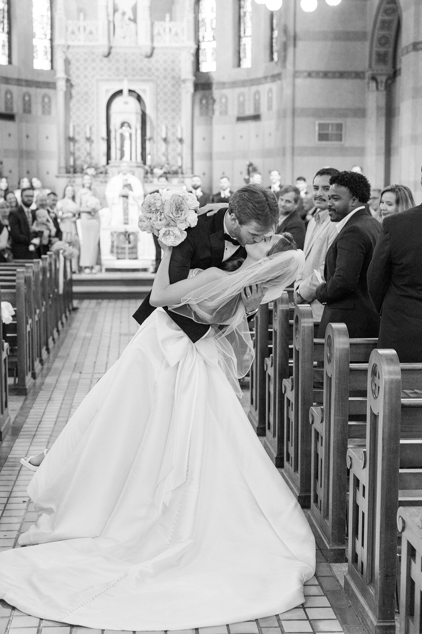 St. Mary's Catholic Church Wedding | Katie & Andrew